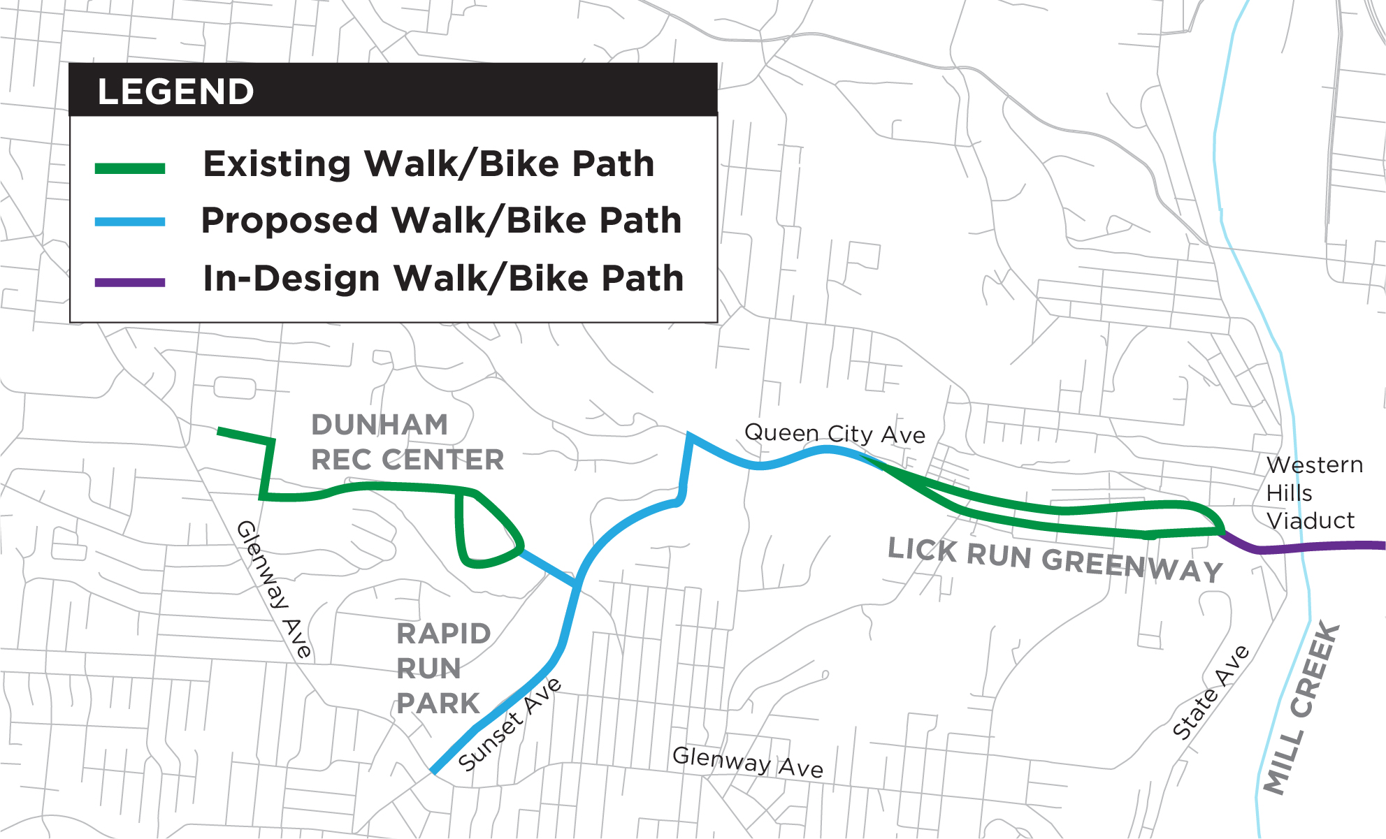 Lick Run Connector - Bikes