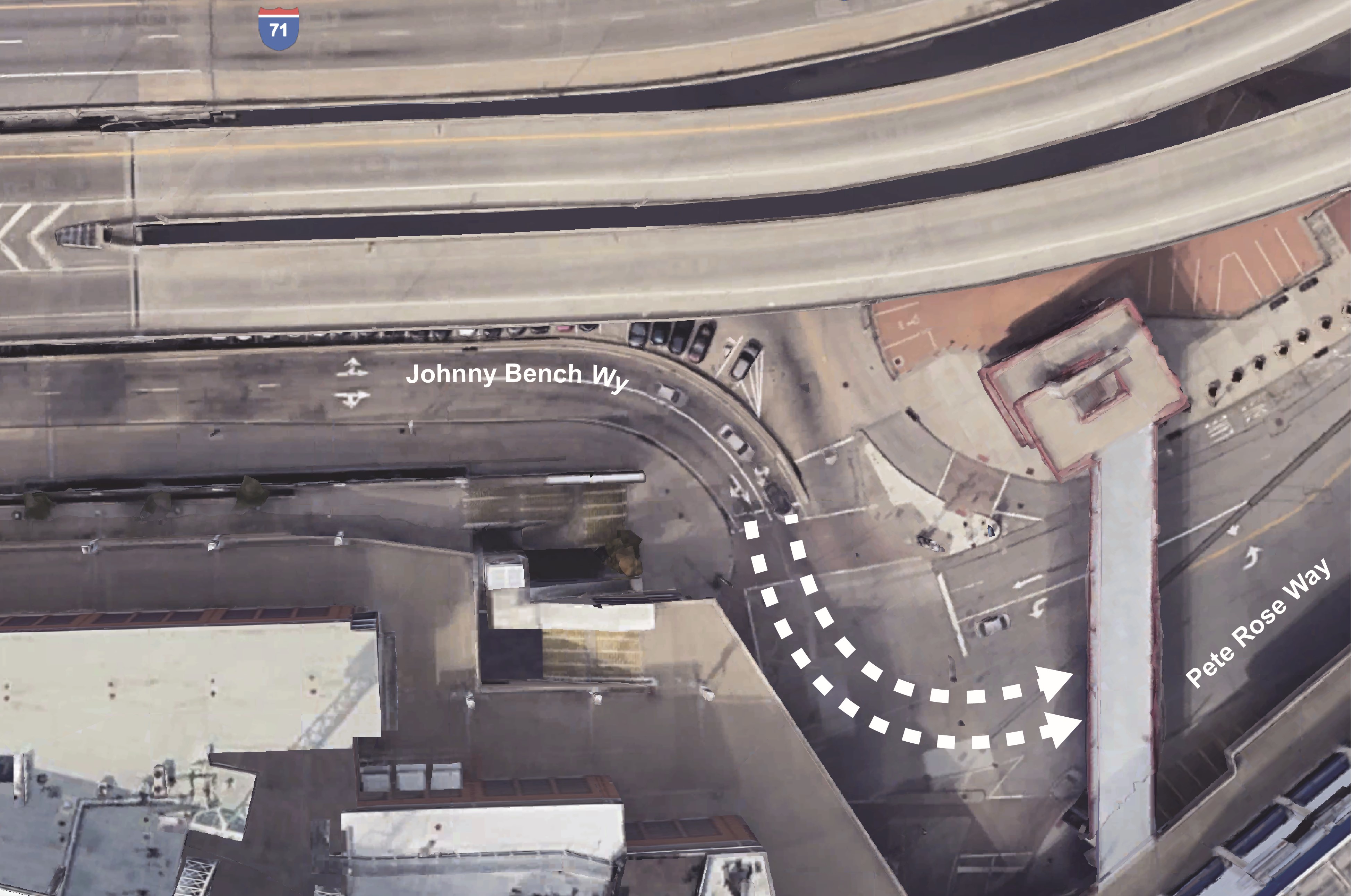 I-471 Update: Dual Left Turn Now Allowed at Johnny Bench Way - City of ...