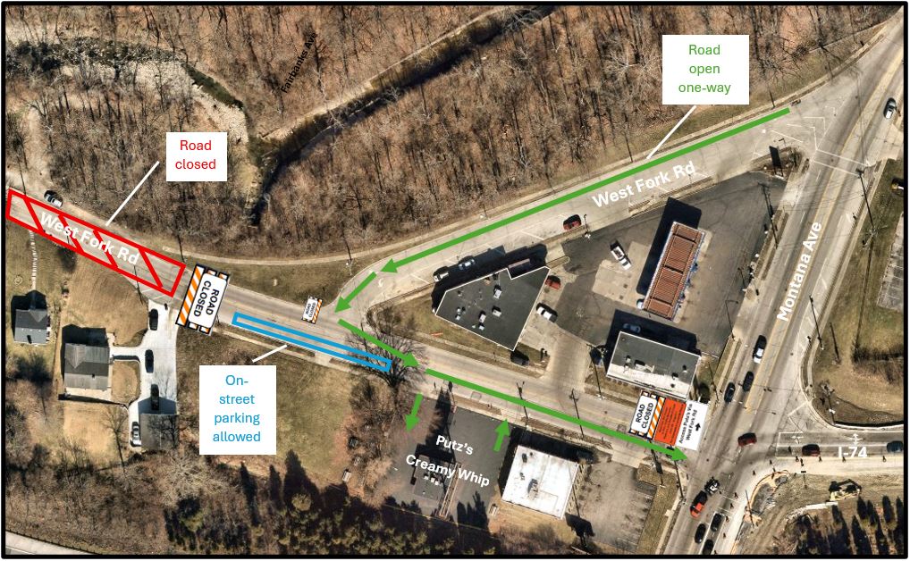 West Fork Rd Closed June 23 - Aug 7 - City of Cincinnati