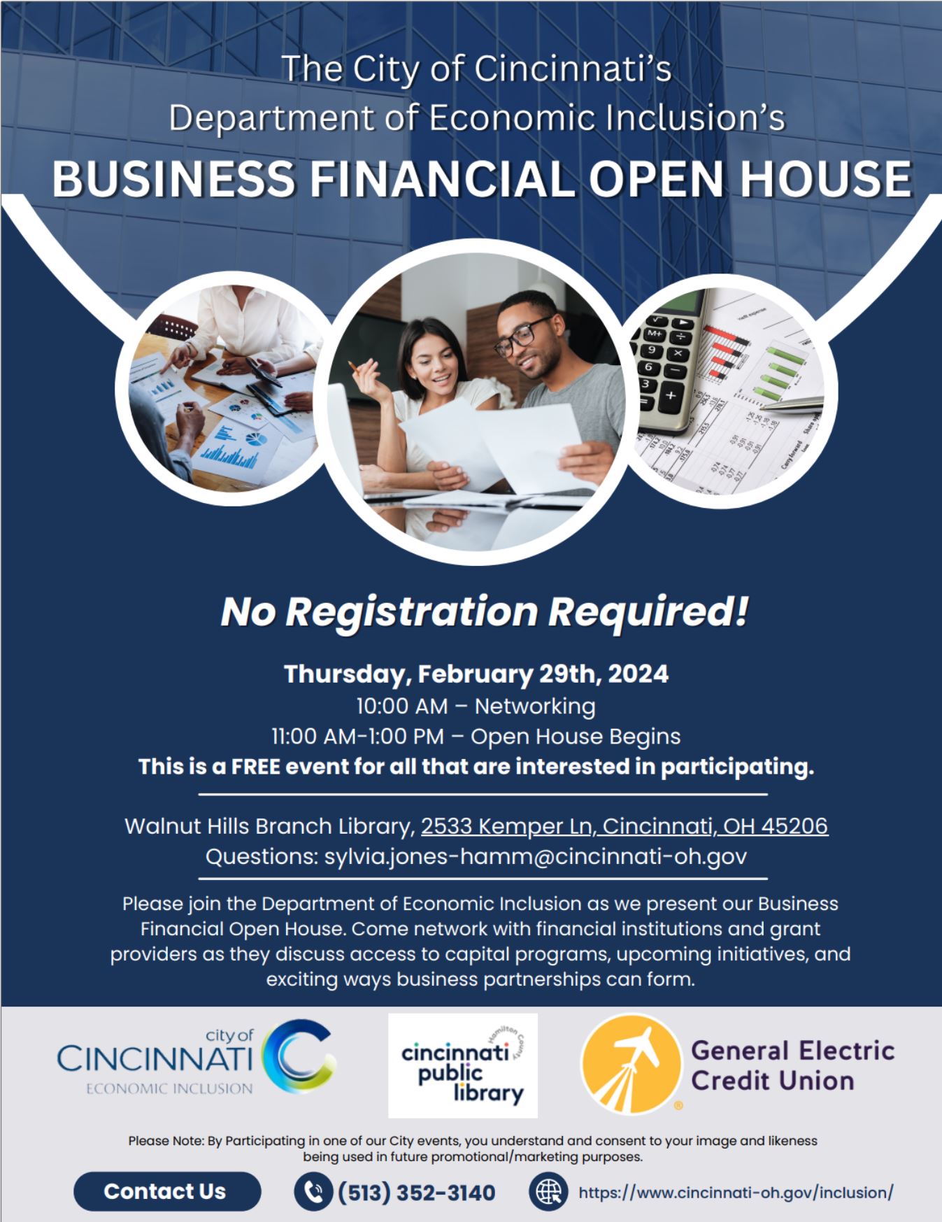 Business Financial Open House - Feb. 29, 2024 - Inclusion
