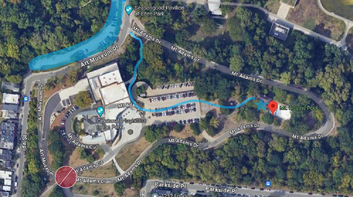 Mt. Adams Dr Road Closure 6/18-6/19 - Cincinnati Recreation Commission